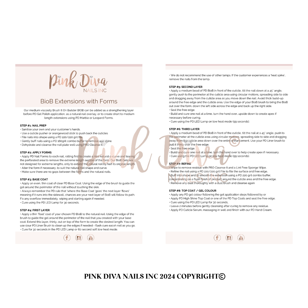 BioB Application with Forms Sheet – Pink Diva