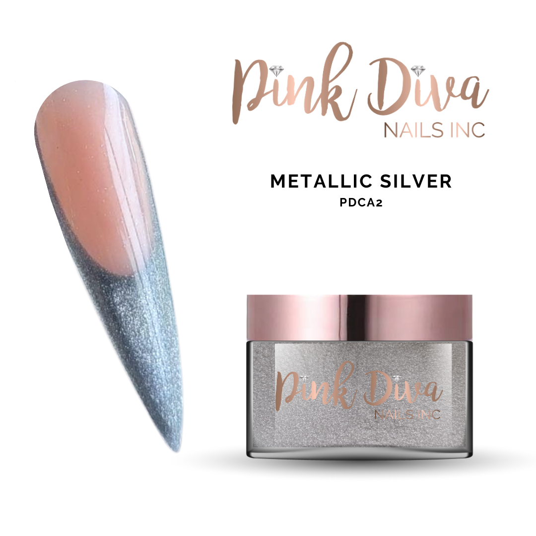 Metallic Silver – Pink Diva
